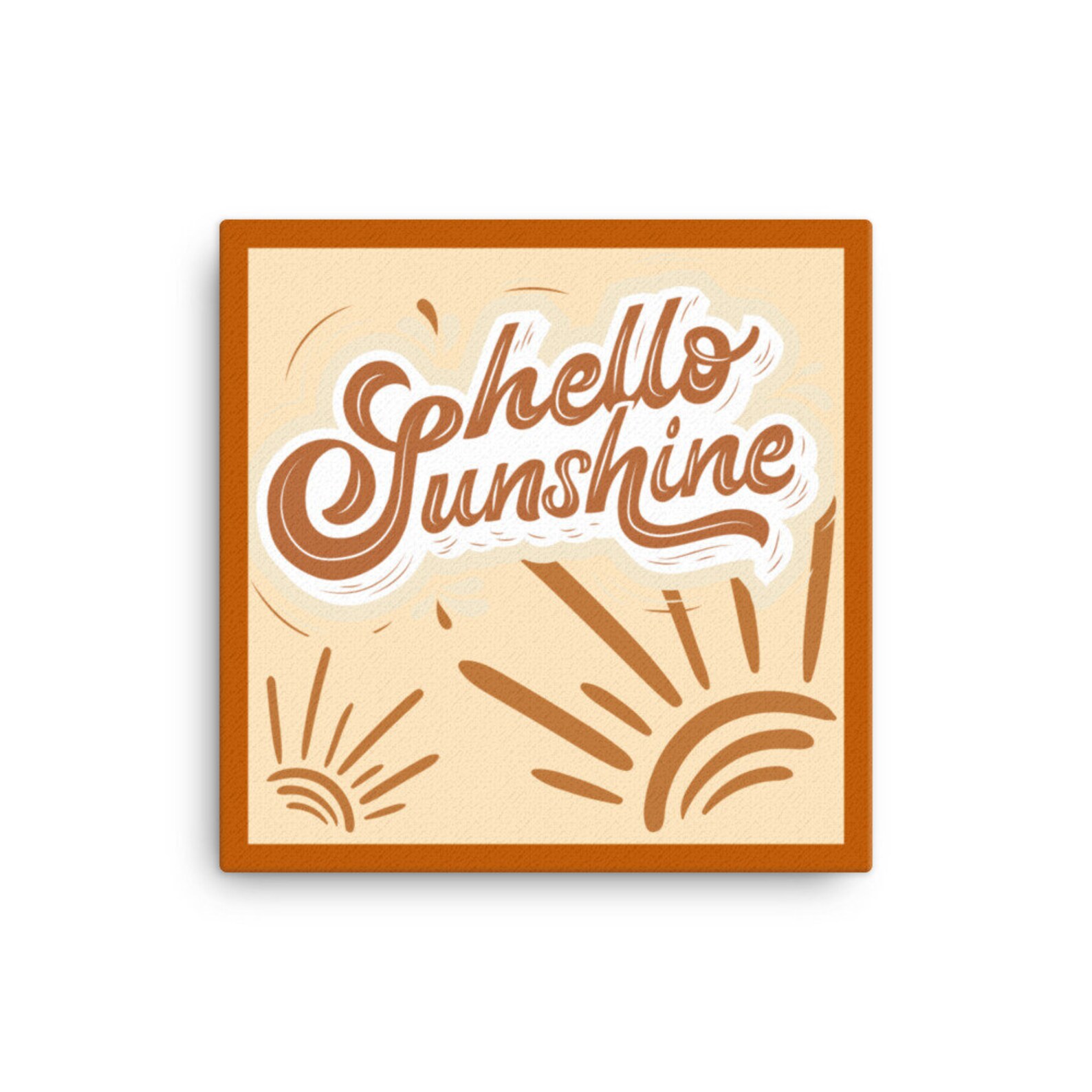 Boho Hello Sunshine Nursery Print Kids Wall Art Earthy - Etsy