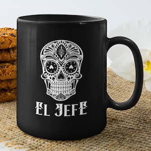 Fun “el Jefe” Coffee Mug | Funny Mugs | Spanish Mug, Ceo Gift, Gift for ...