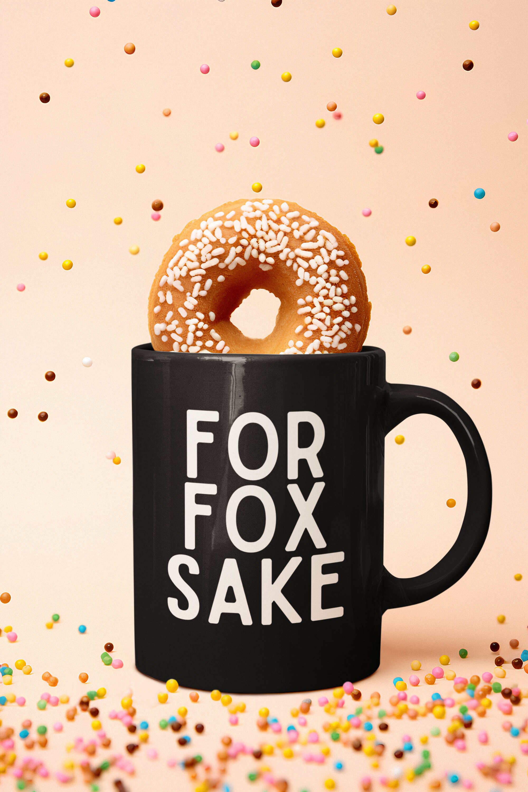 For Fox Sake | Funny Mugs | Fox Lover Gift Idea, Gifts for Fox Lovers ...