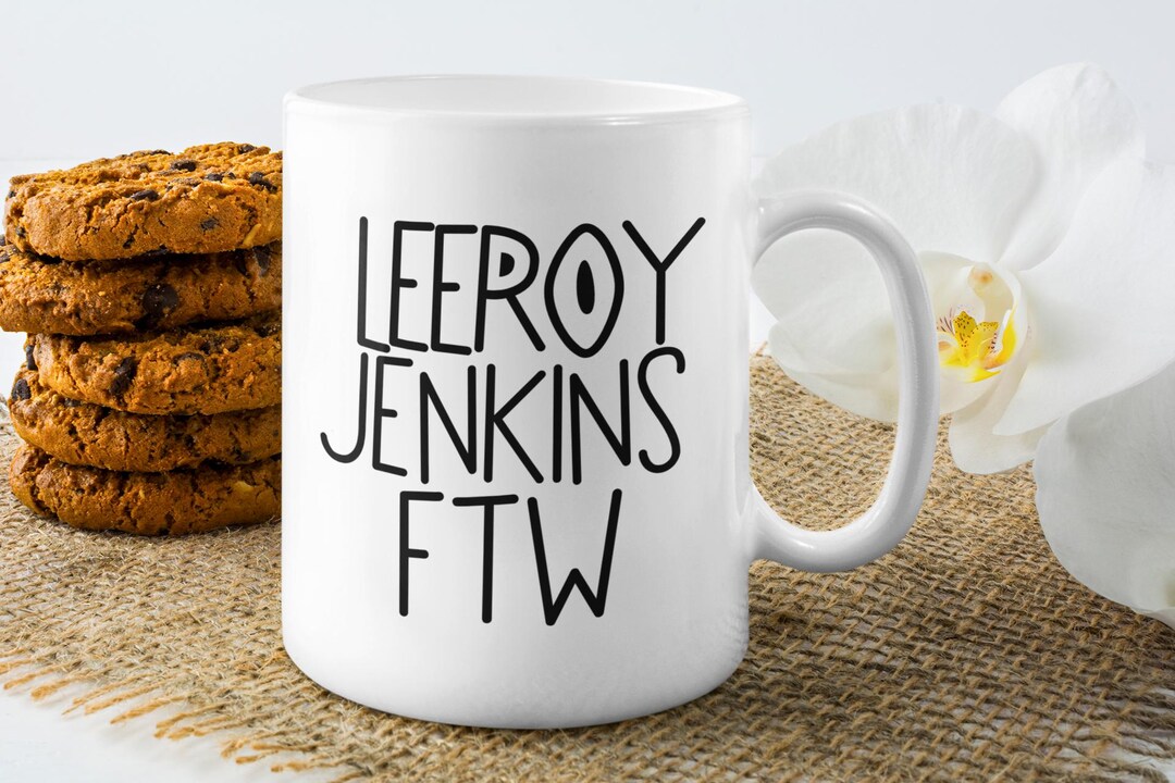 Funny leeroy Jenkins Coffee Mug Funny Mugs Gamers Gifts, WOW Classic ...