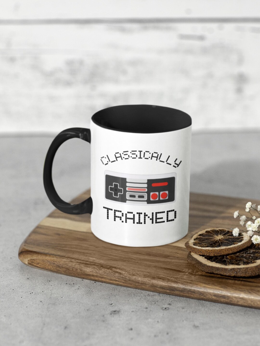 Classically Trained Gamer Mug | Funny Retro Video Game Coffee Mug - Etsy