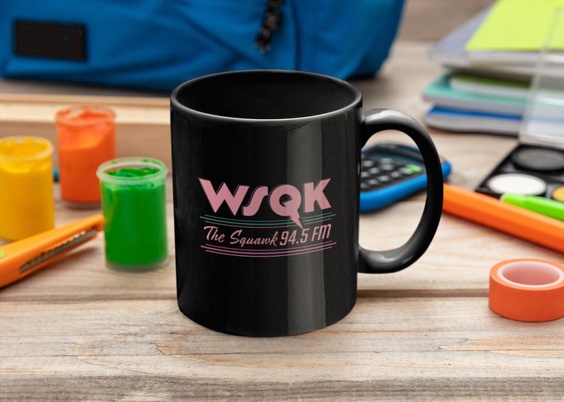 WSQK the Squawk 94.5 FM Coffee Mug | Funny Mugs - Etsy