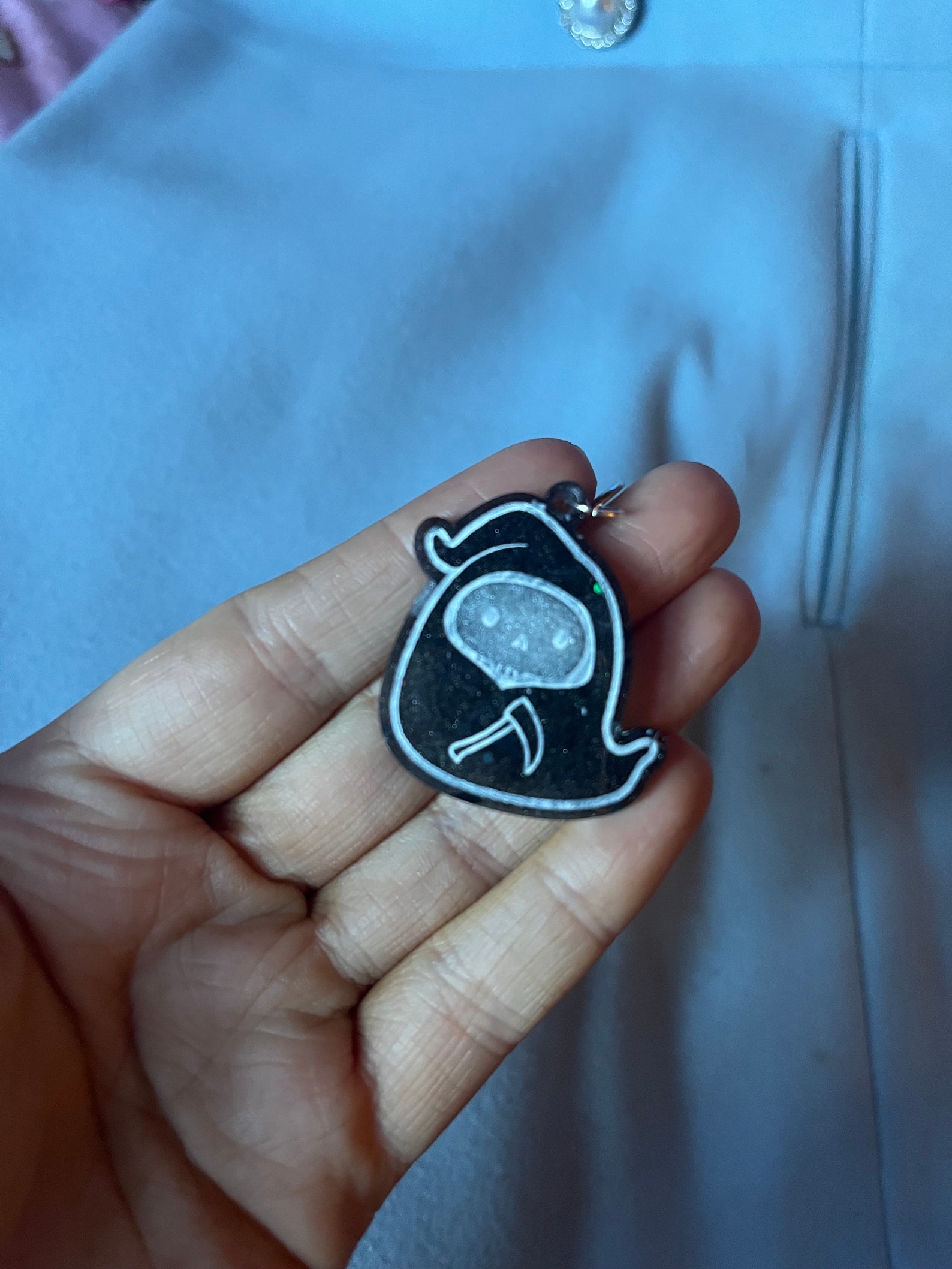 Squishmallow Grim Reaper Keychain - Etsy