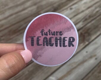 Future Teacher Sticker - Etsy