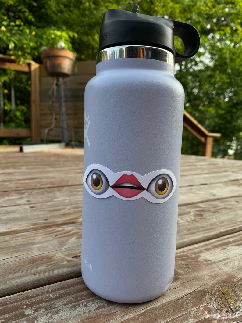 Shook Emoji Face Sticker - Etsy