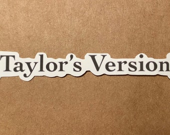 Taylor Version - Etsy