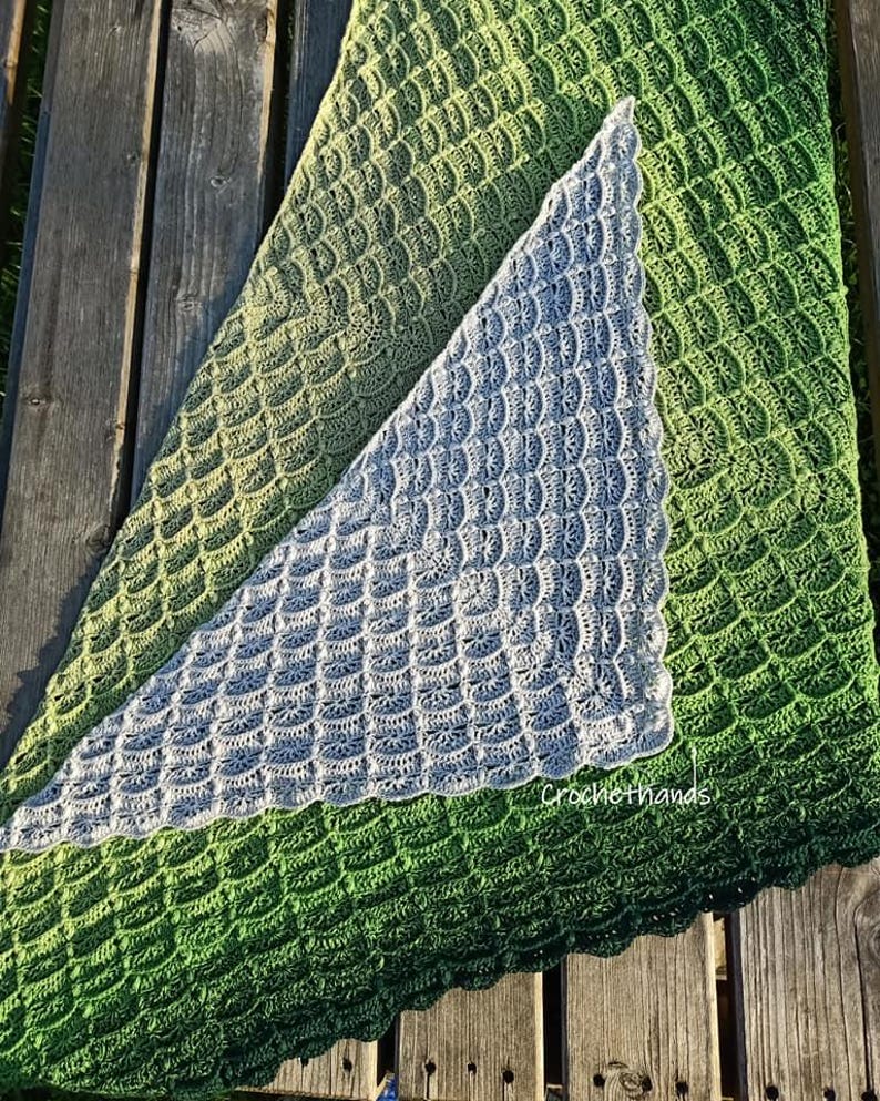 Iago Shawl Crochet Graphic Pattern - Etsy