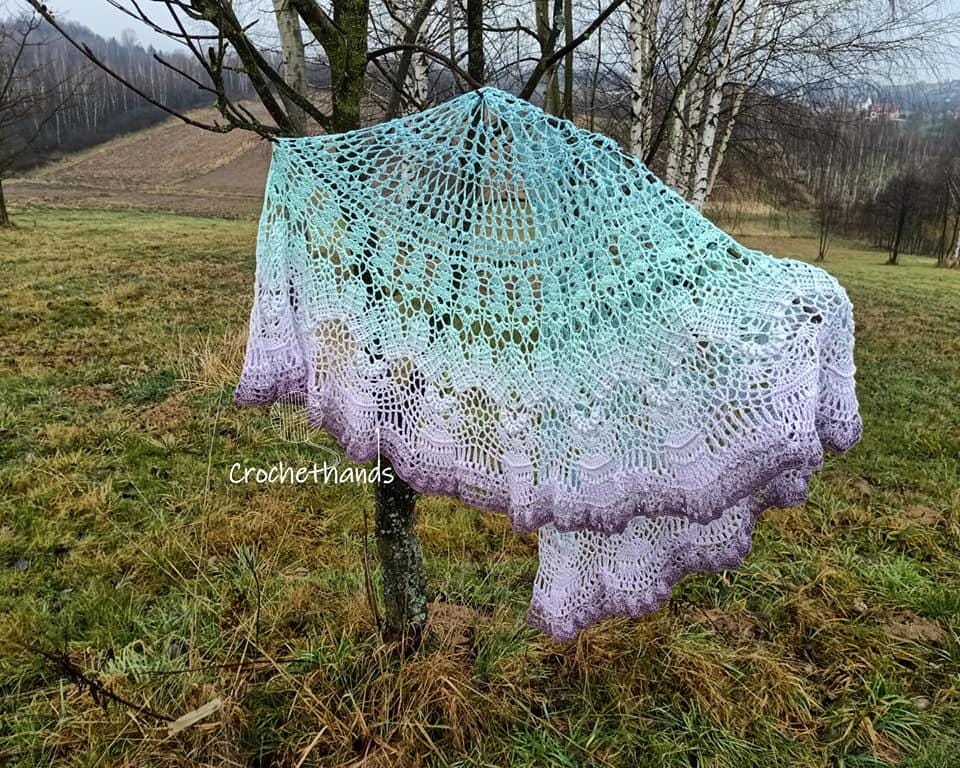 Pippin Shawl Crochet Graphic Pattern - Etsy