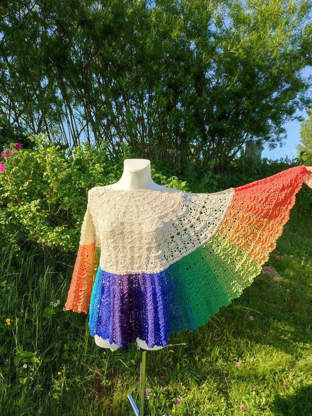Ambroży Shawl Crochet Graphic Pattern - Etsy
