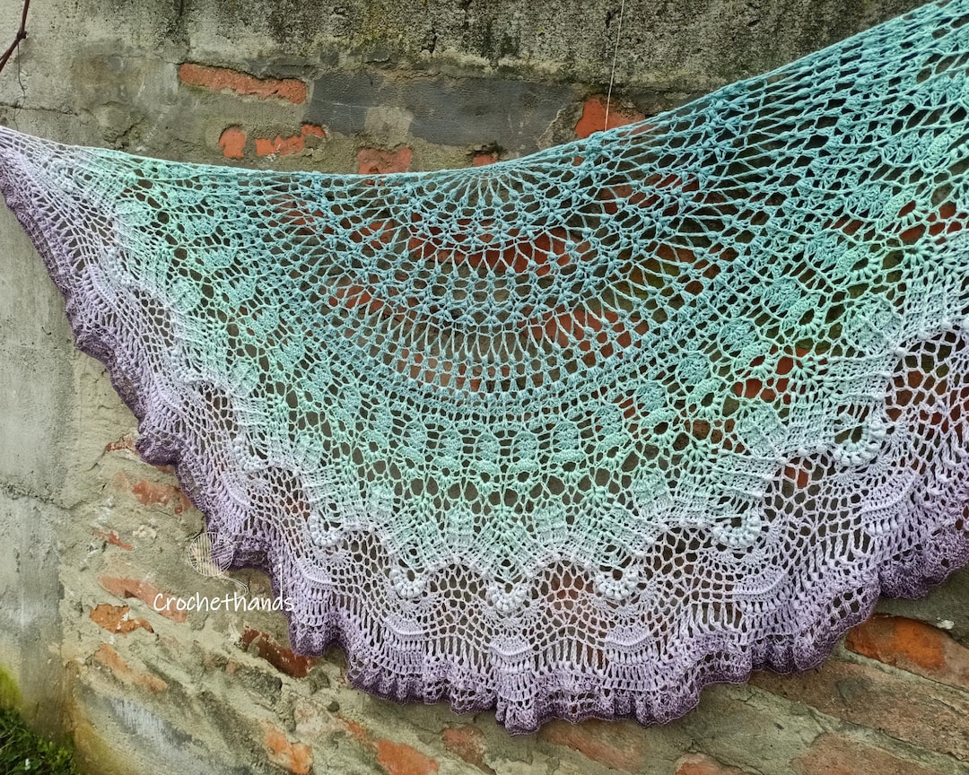 Pippin Shawl Crochet Graphic Pattern - Etsy