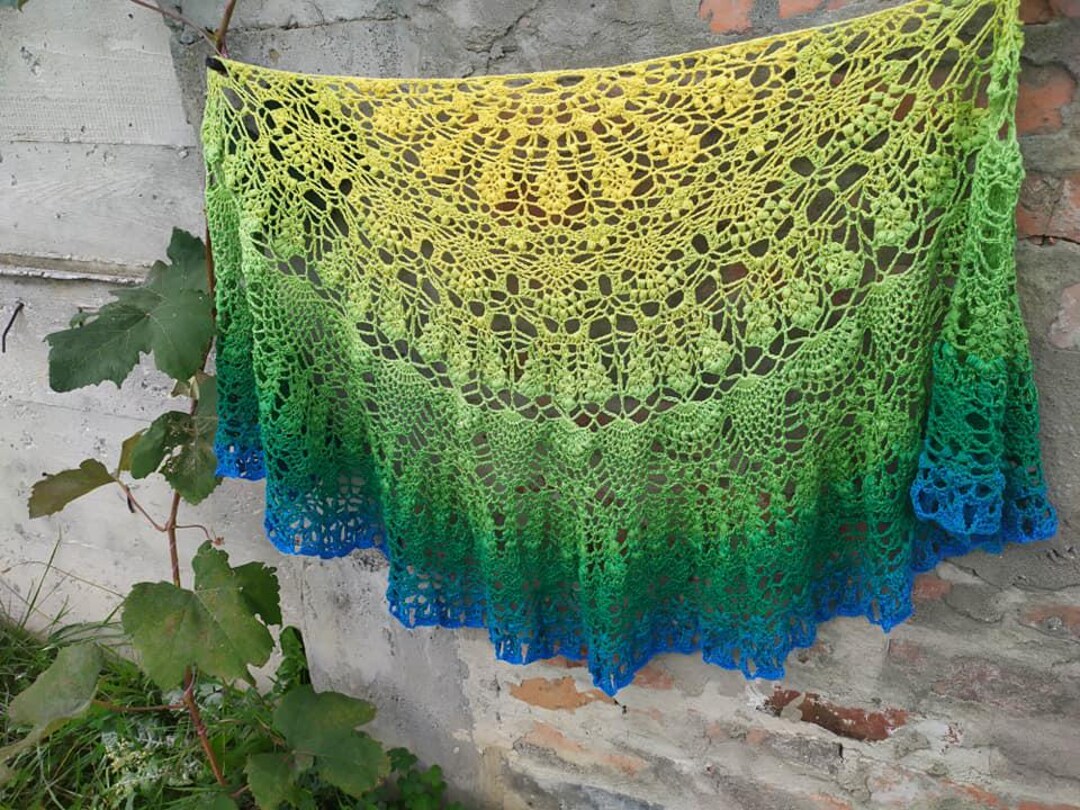Tauriela Shawl Crochet Graphic Pattern - Etsy