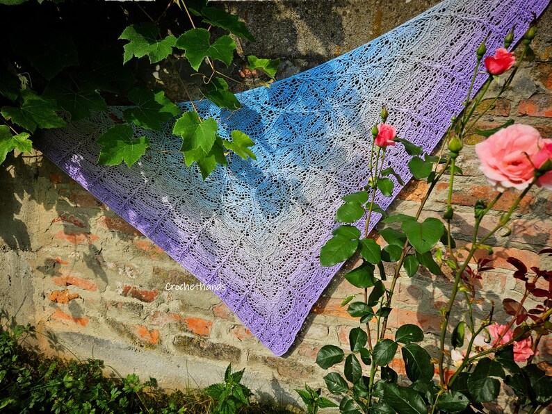 Adso Shawl Crochet Graphic Pattern - Etsy