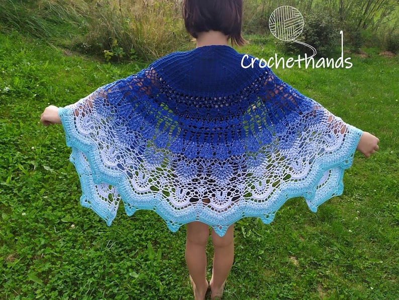 Claire Shawl Crochet Graphic Pattern - Etsy