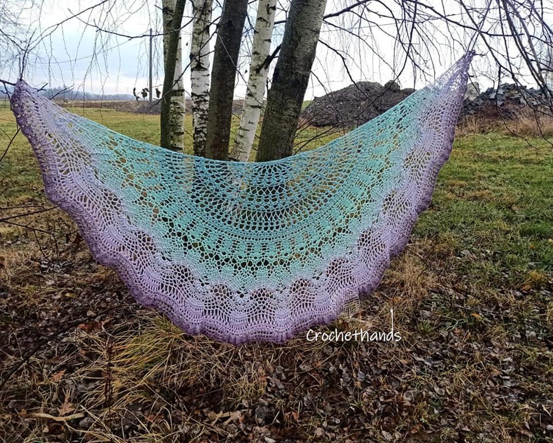 Pippin Shawl Crochet Graphic Pattern - Etsy