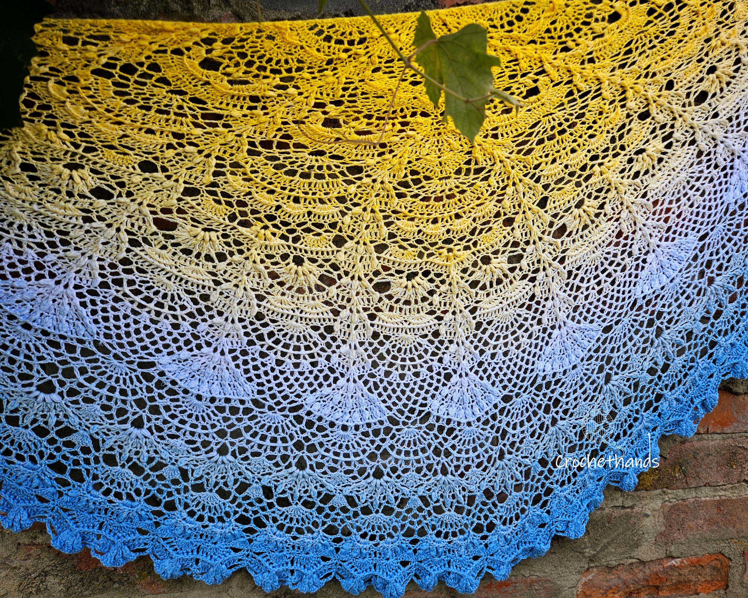 Tessen Shawl Graphic Crochet Pattern - Etsy