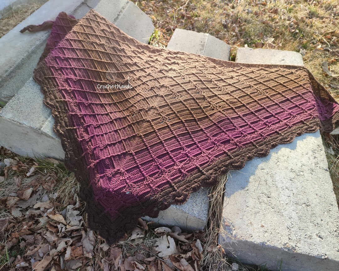 Colum Shawl Crochet Graphic Pattern - Etsy