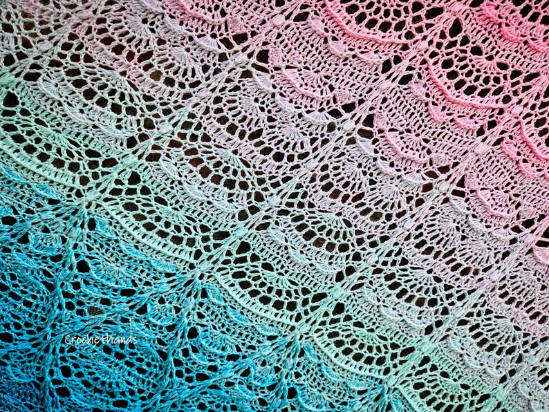 Adso Shawl Crochet Graphic Pattern - Etsy