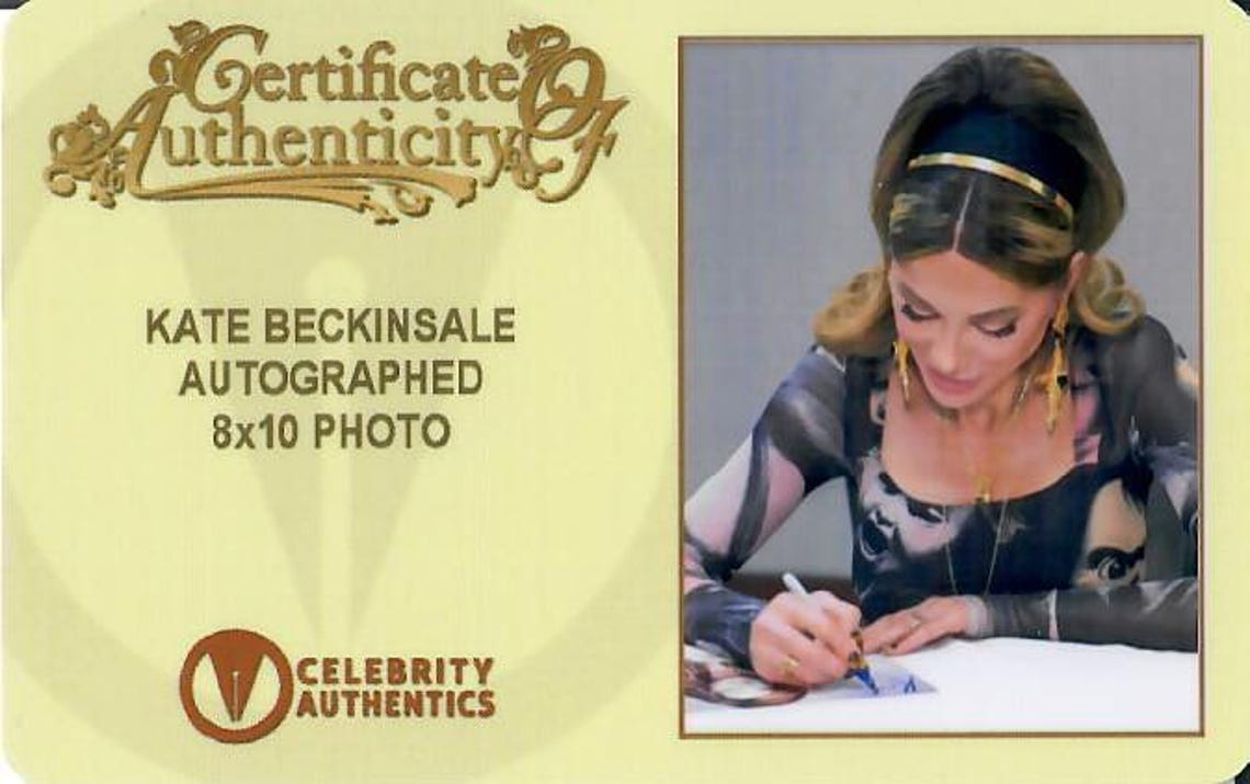 Kate Beckinsale Original Autographed 8x10 Signed Photo With Celebrity ...