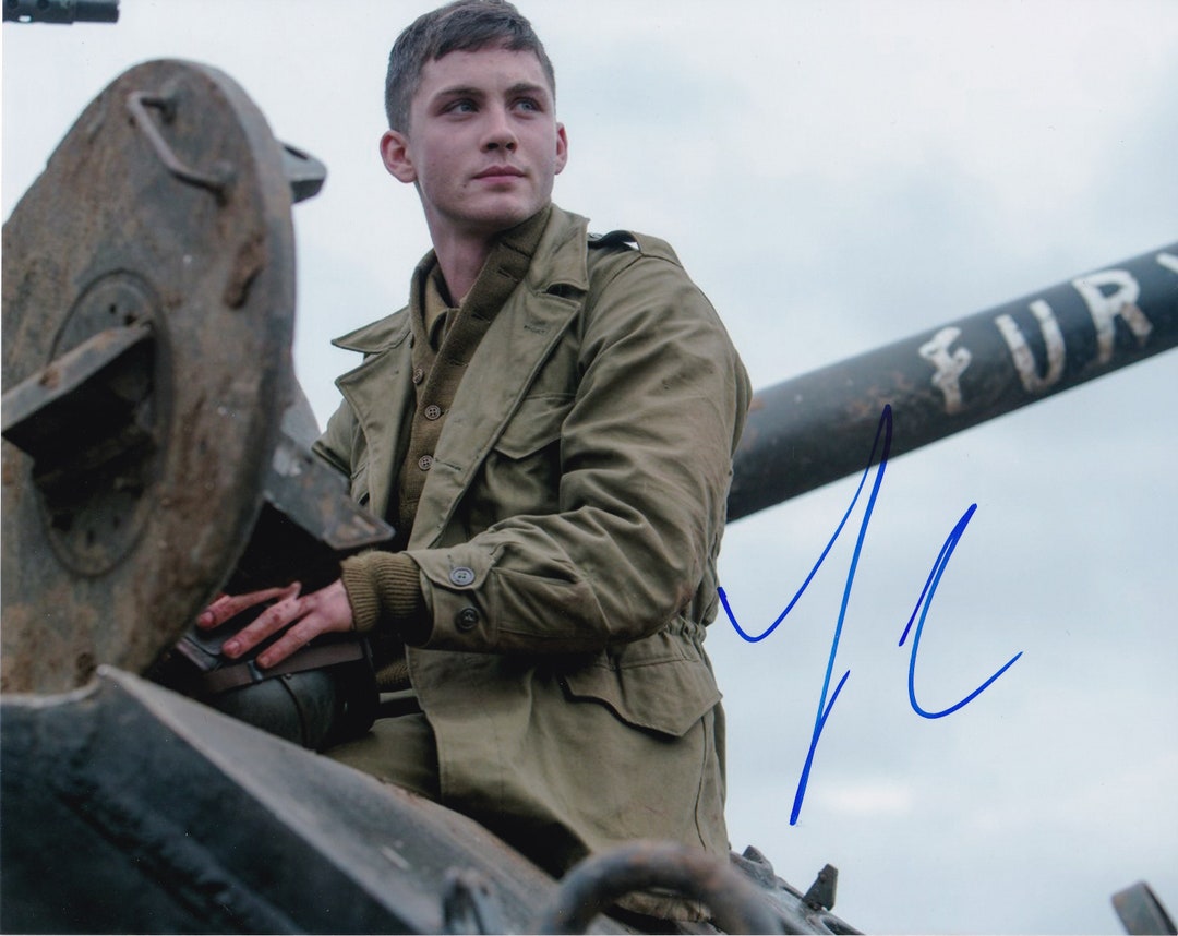 Logan Lerman fury Autographed 8x10 Photo With a Certificate - Etsy