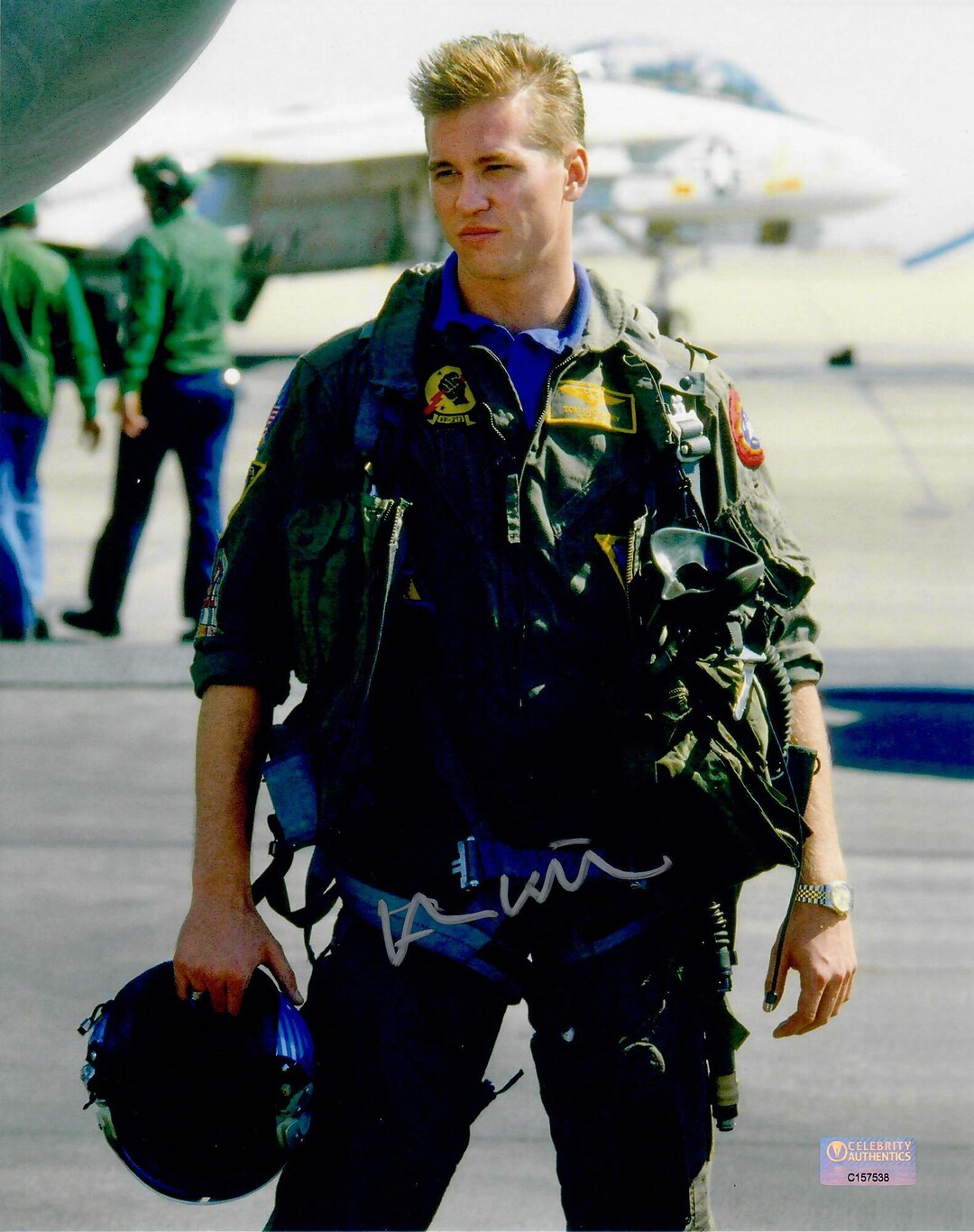 Val Kilmer ‘top Gun’ as Tom ‘iceman’ Kazansky 'ice' Original ...
