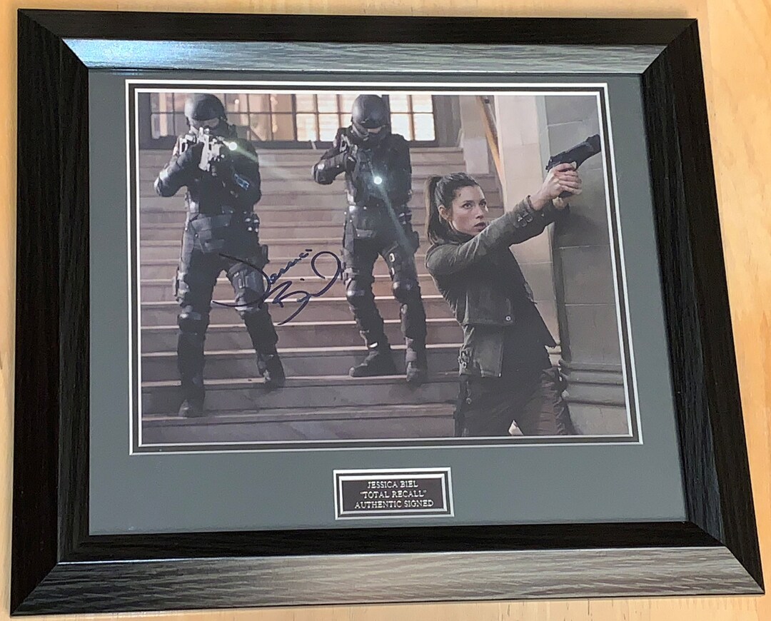 Jessica Biel 'total Recall' Matted and Framed Autographed 8x10 Photo ...
