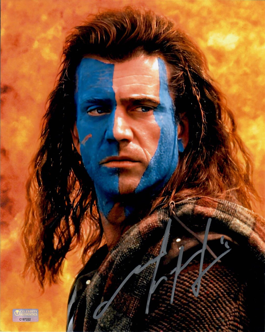 Mel Gibson ‘braveheart’ William Wallace Original Autographed 8x10 ...