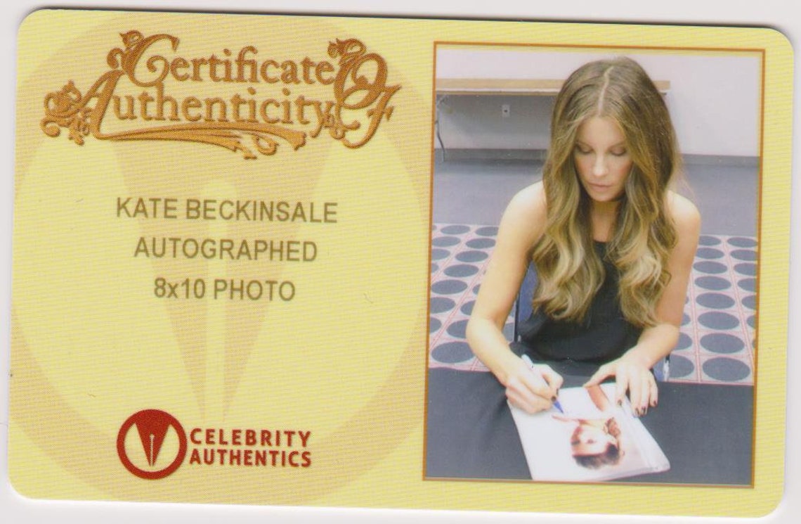 Kate Beckinsale Original Autographed 8x10 Signed Photo With Celebrity ...