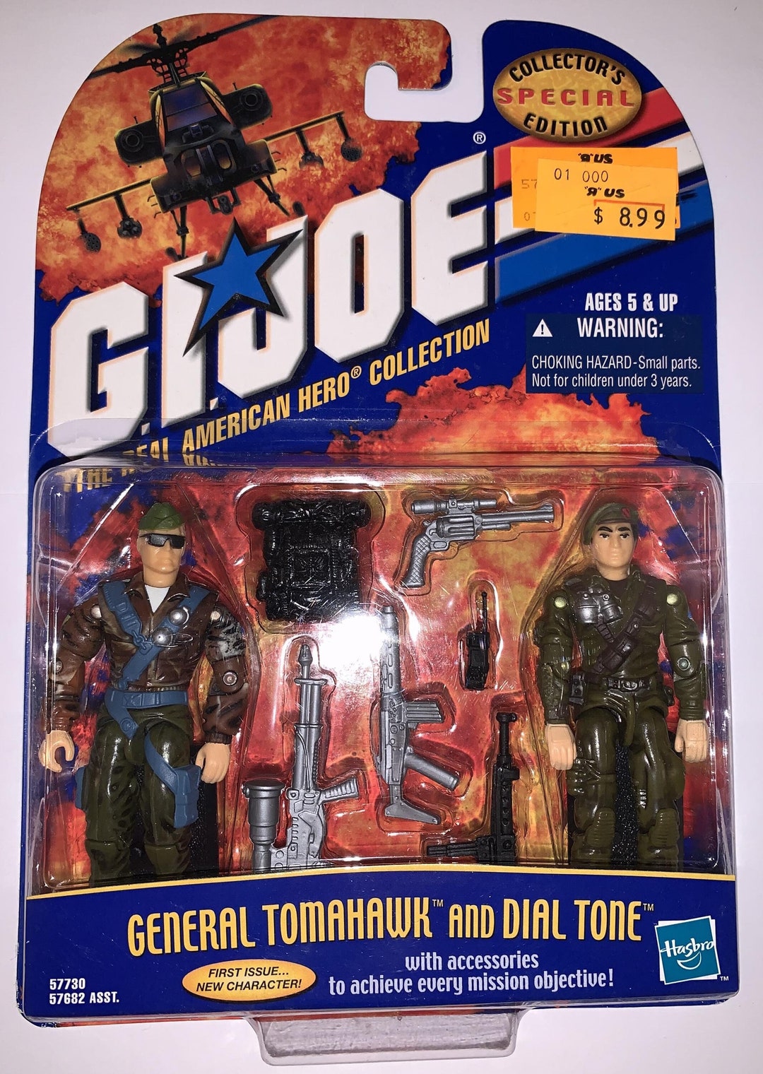 Hasbro 2000 G.I. Joe General Tomahawk and Dial Tone 2 GI Joe Action ...