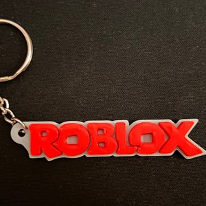 3D Printed Roblox Keychain 2 Color - Etsy