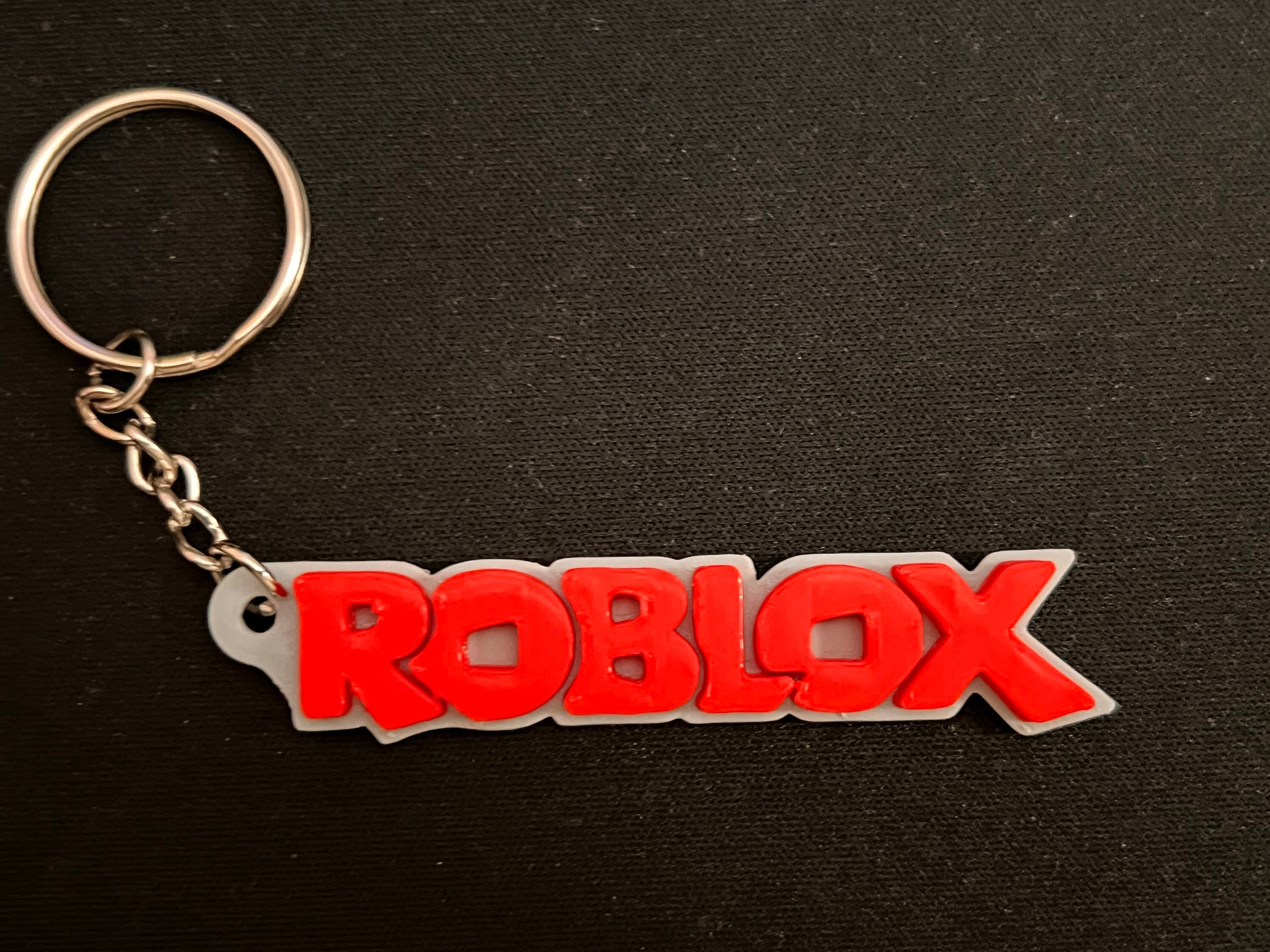 3D Printed Roblox Keychain 2 Color - Etsy