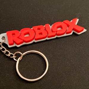 3D Printed Roblox Keychain 2 Color - Etsy