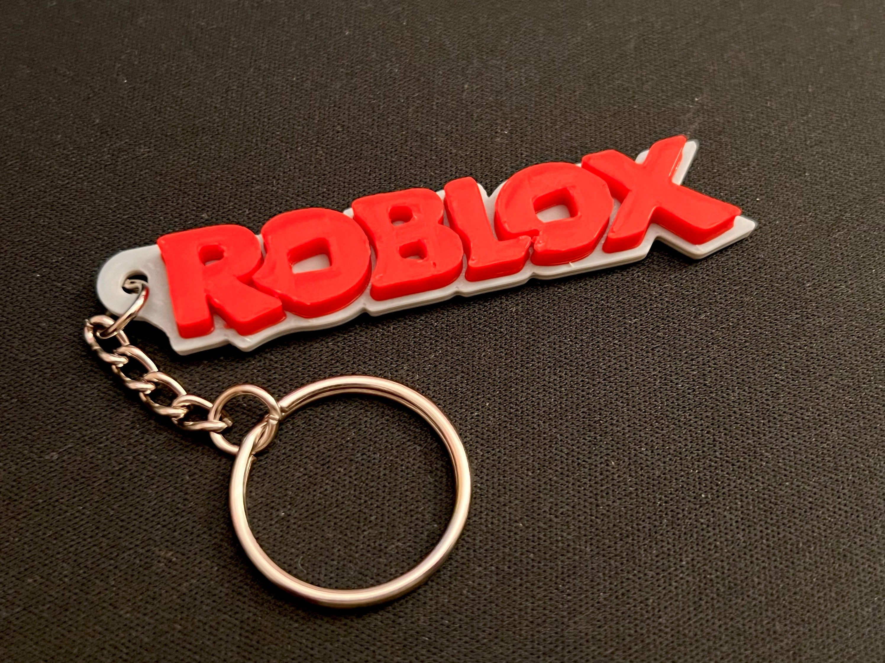 3D Printed Roblox Keychain 2 Color - Etsy