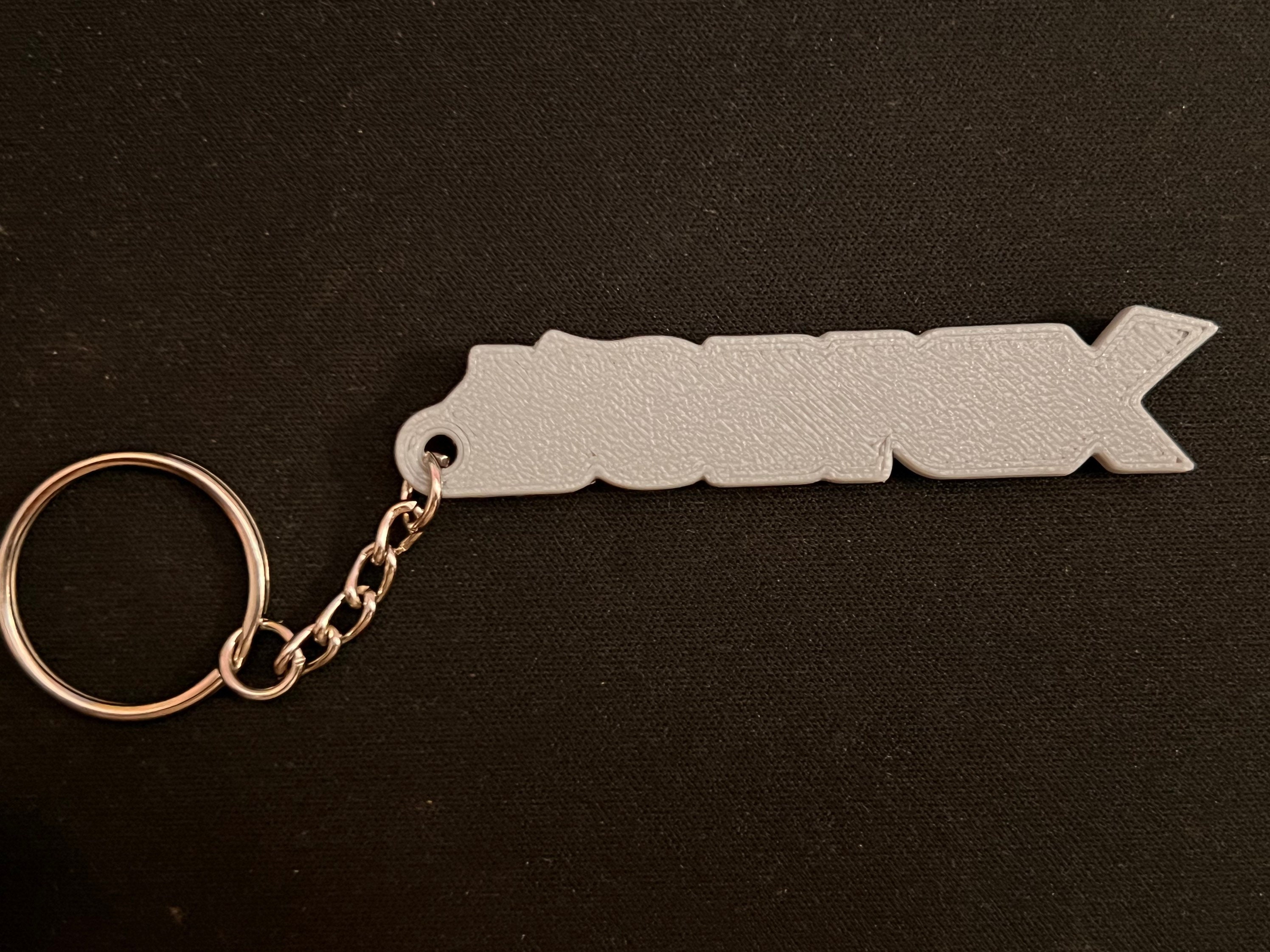 3D Printed Roblox Keychain 2 Color - Etsy