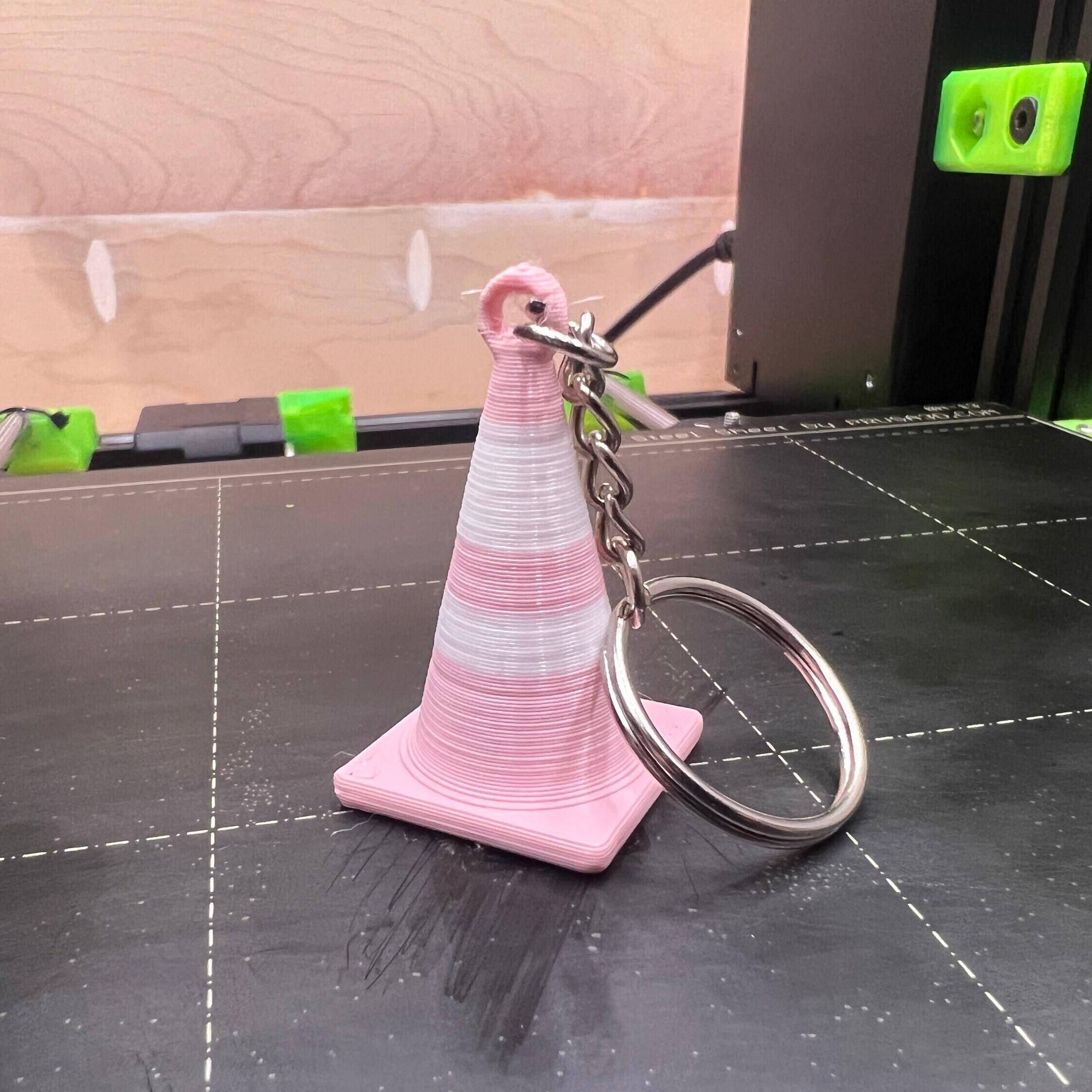 3D Printed Traffic Cone Keychain - 3 Pack - Etsy