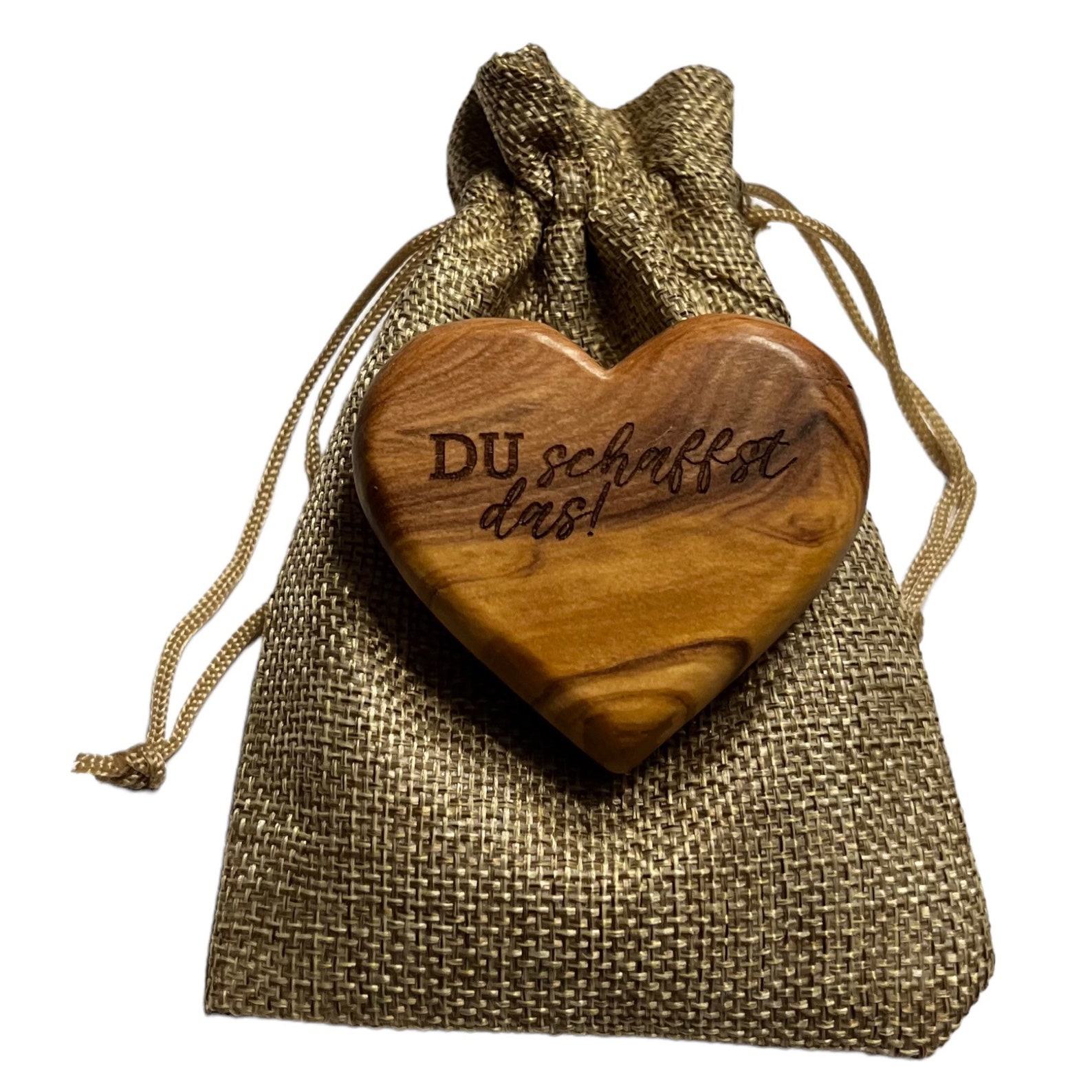 Hand Flatterer YOU Can Do It Made of Olive Wood Personalized - Etsy