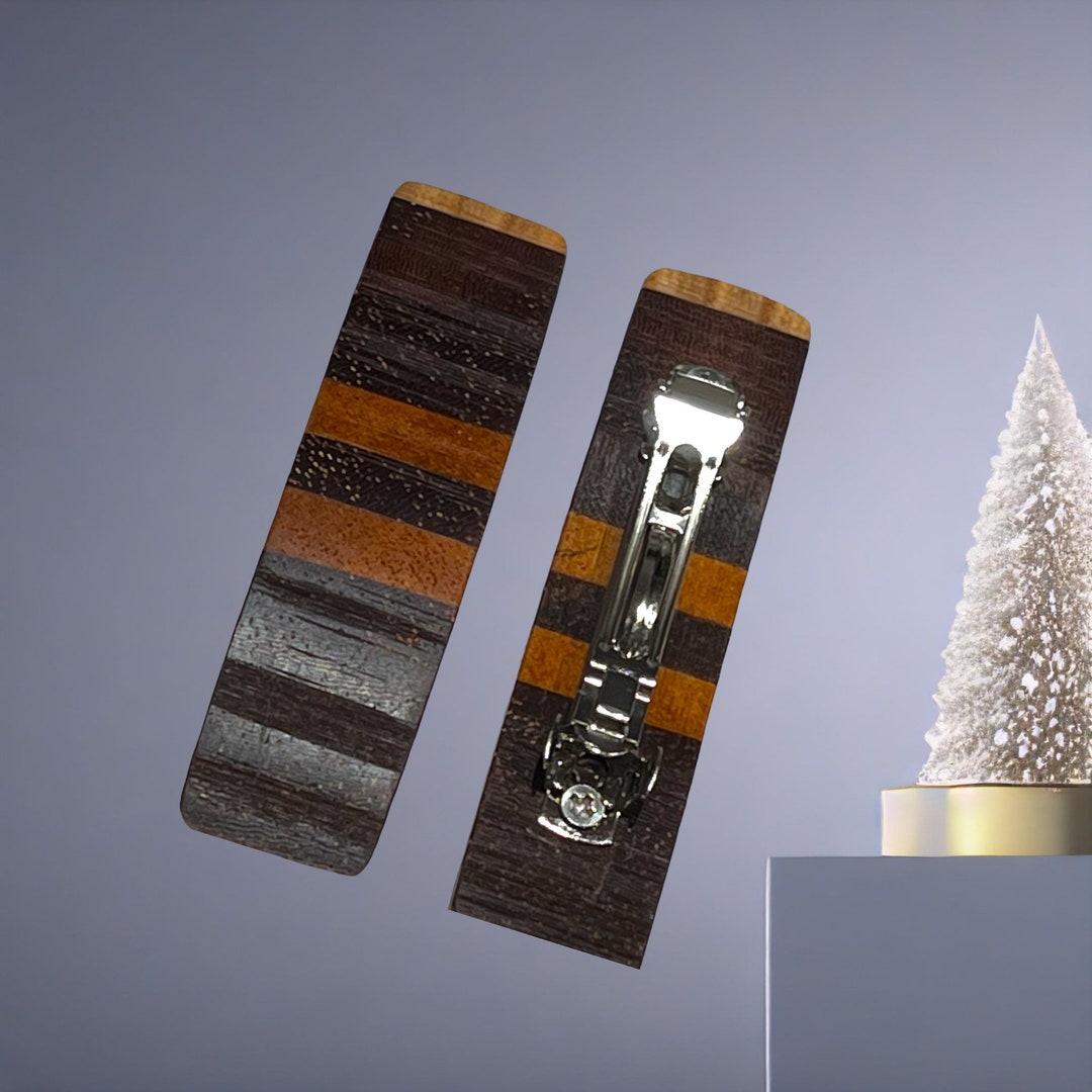 Hair Clip Braid Holder Made of Various Precious Woods French Barrett - Etsy