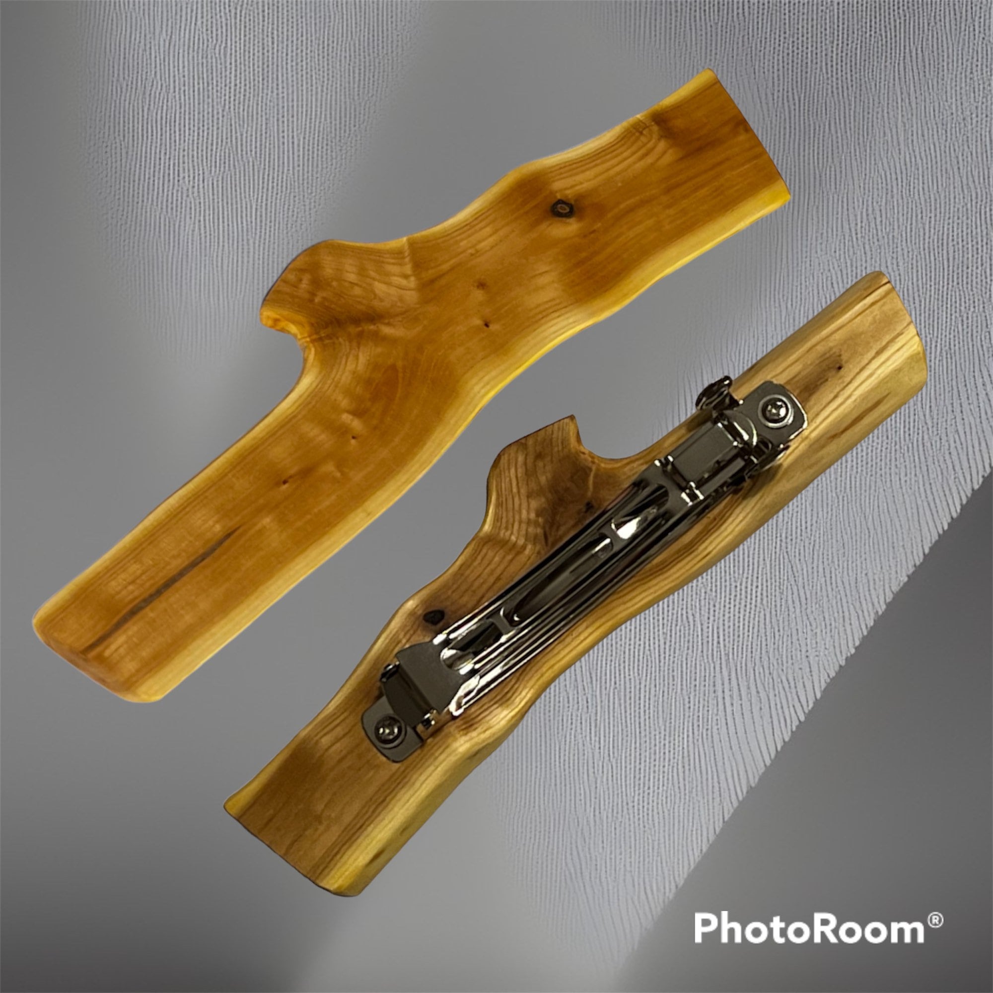 Hair Clip Braid Holder Made of Sea Buckthorn Wood French Barrett ...