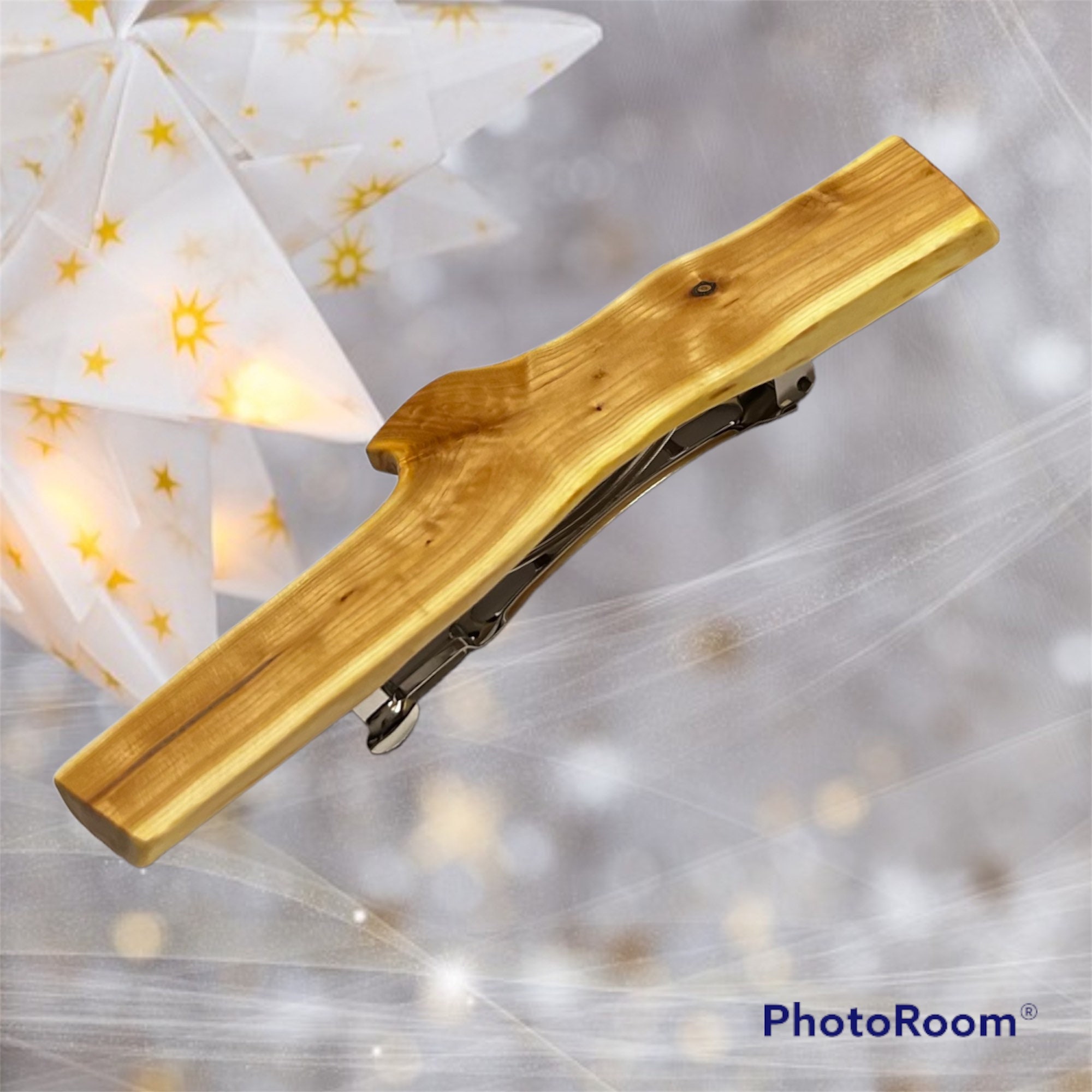 Hair Clip Braid Holder Made of Sea Buckthorn Wood French Barrett ...