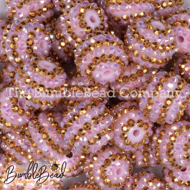 Gold/pink Ab Rhinestones - Etsy