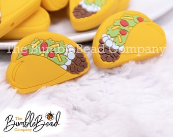 Taco Charm, Taco Pendant, Mexican Food Charm, Food Charm, Sterling ...