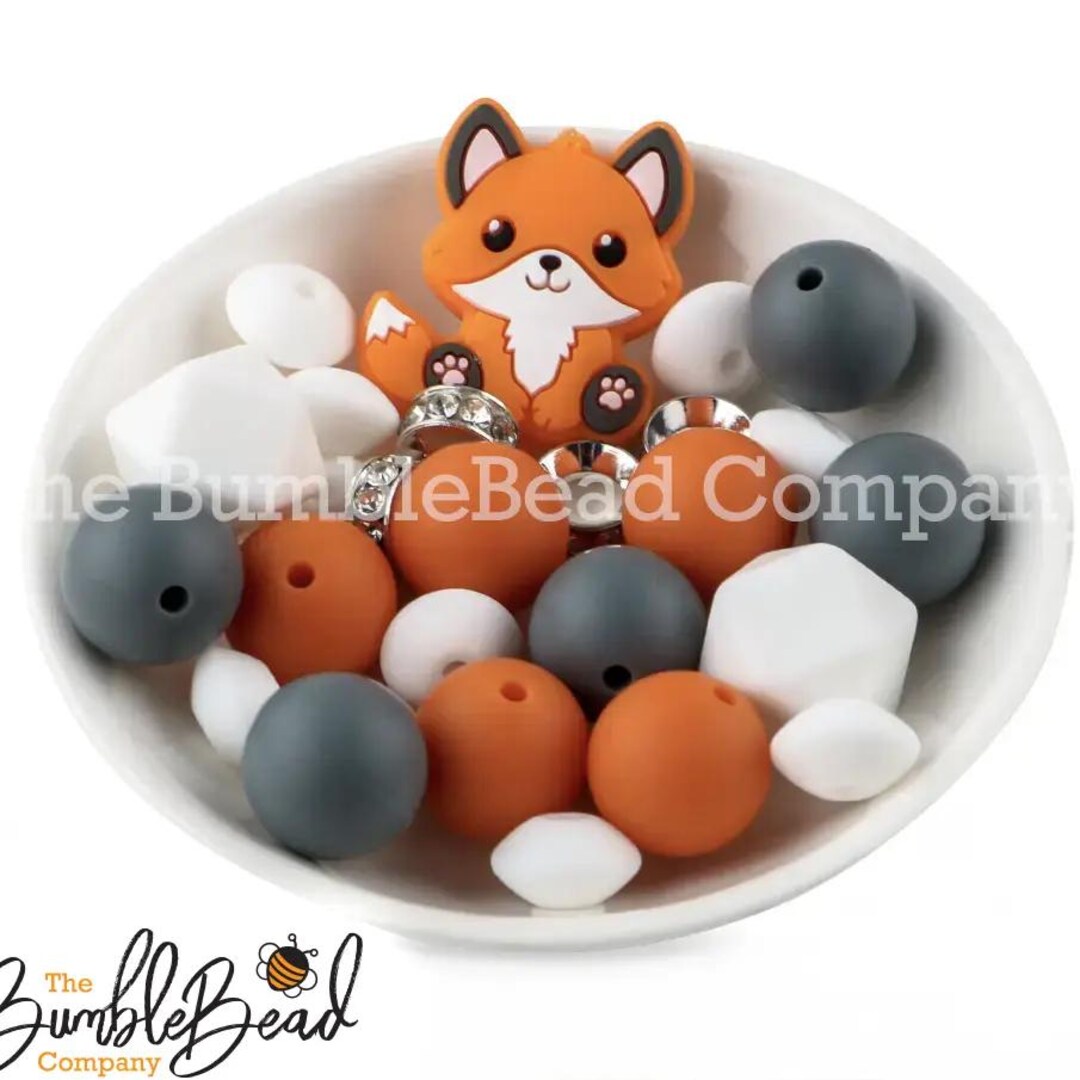 Fox Silicone Variety Bead Pack- 27 Pieces - Etsy