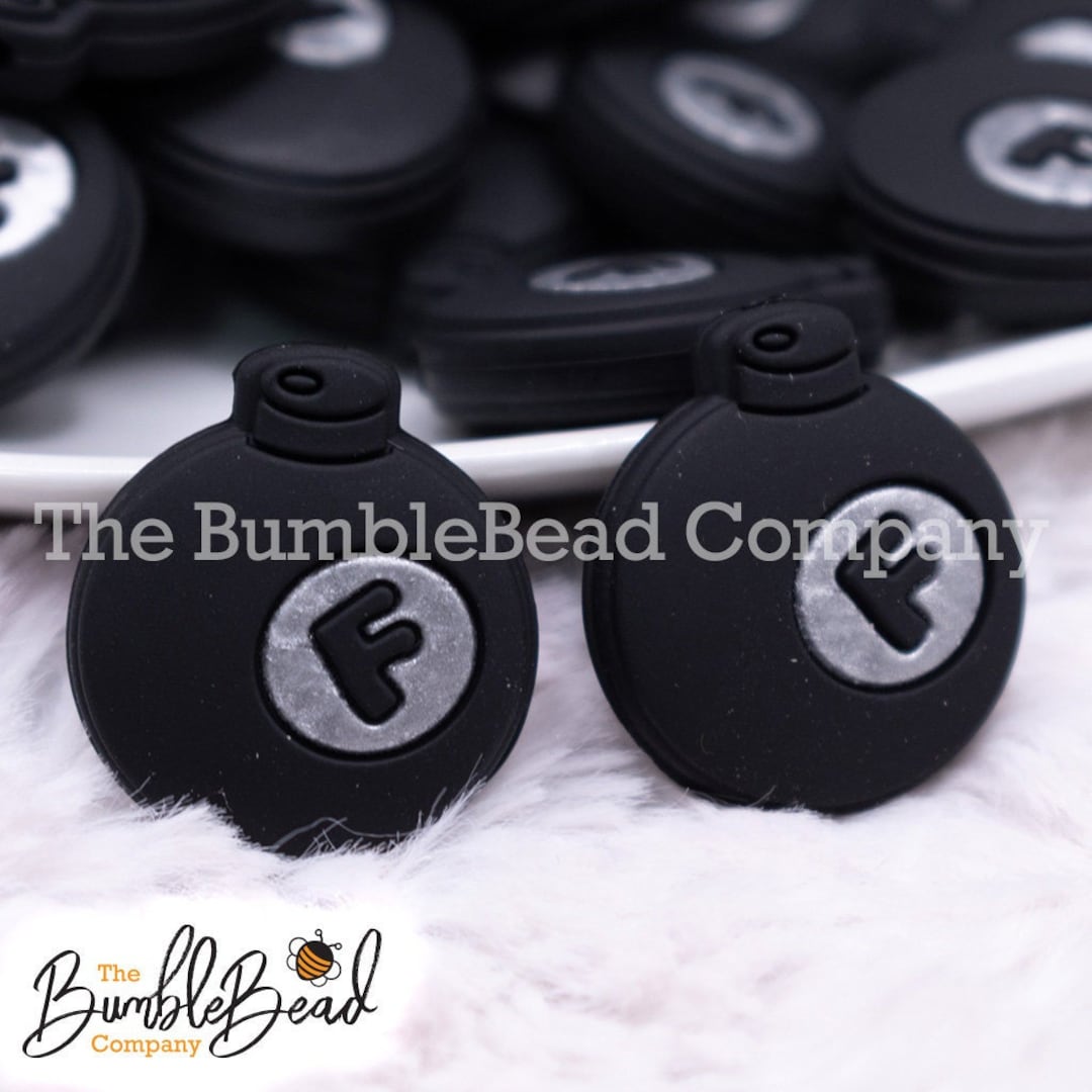 F Bomb Silicone Focal Bead Accessory - Silicone Beads - Etsy