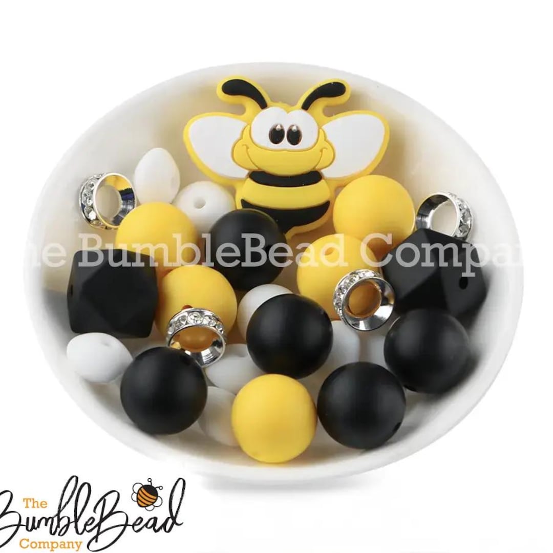 Bumblebee Silicone Variety Bead Pack- 27 Pieces - Etsy