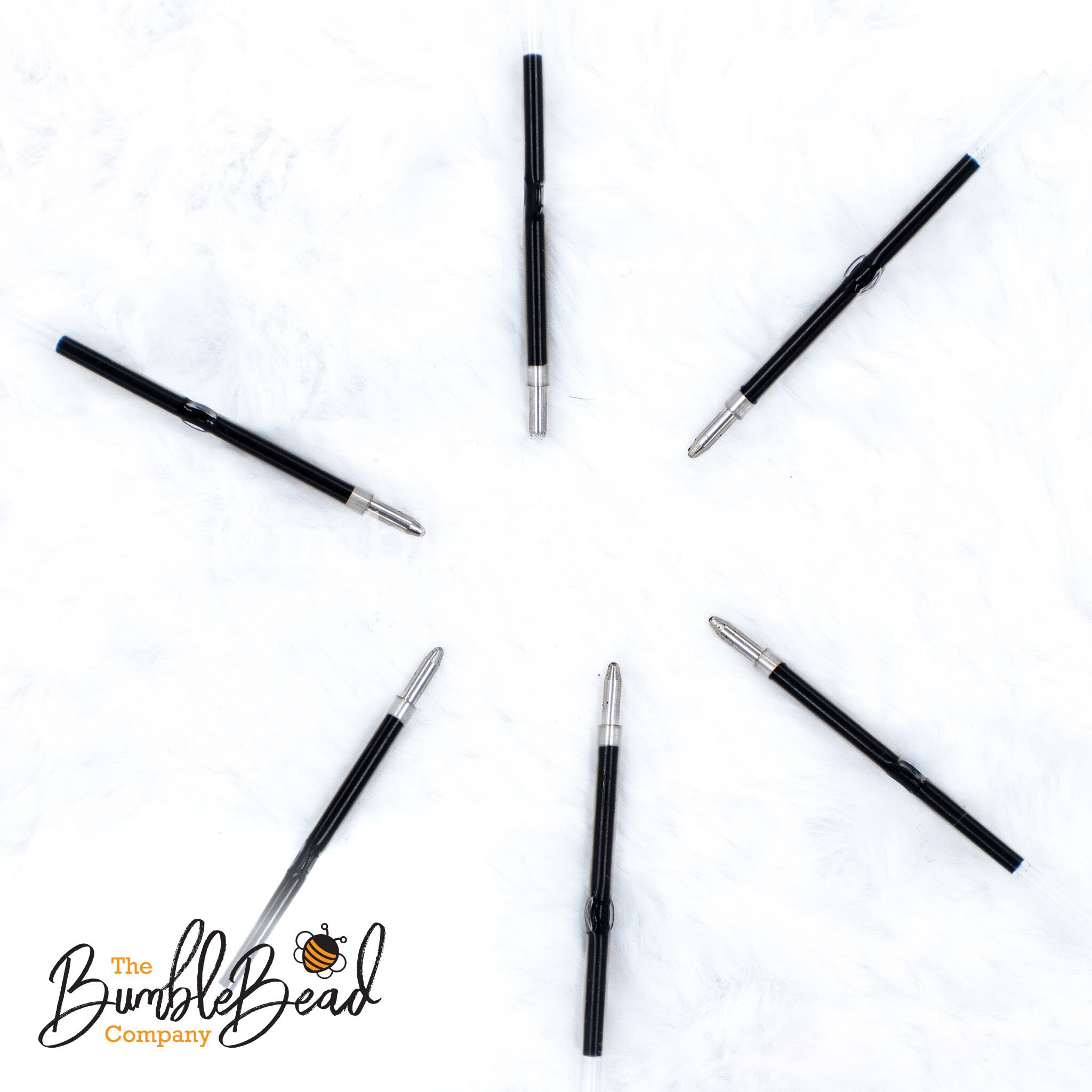 Refillable Ink for Plastic Beadable Pens Black 10 Pack - Etsy