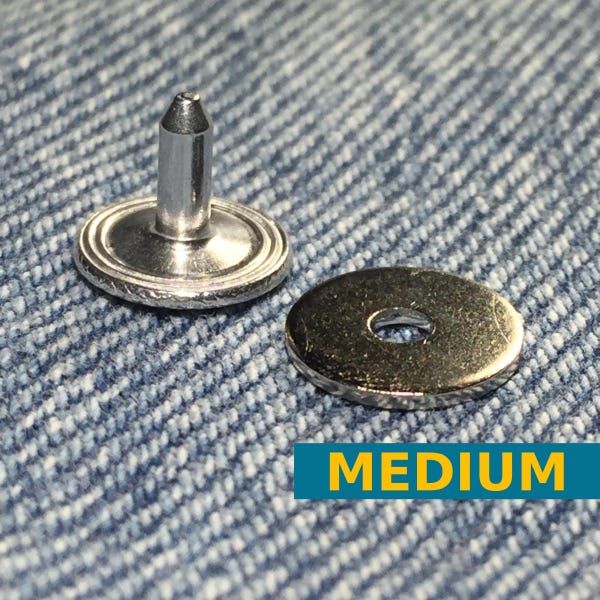 Silver Rivets Denim - Etsy