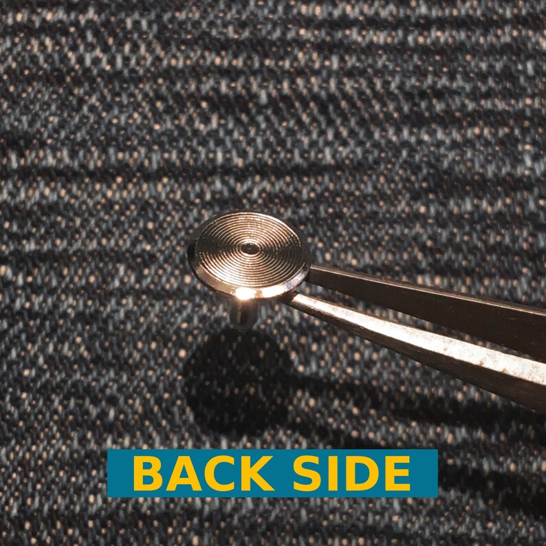 Long Jean Rivet 30pcs Silver Donut Made in the USA - Etsy