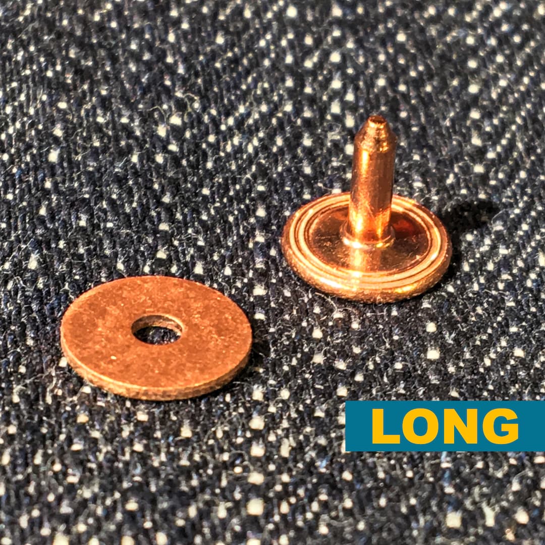 Long Jean Rivet (9.5mm) — Copper - Etsy