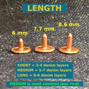 Medium Jean Rivet (9.5mm) — Copper - Etsy