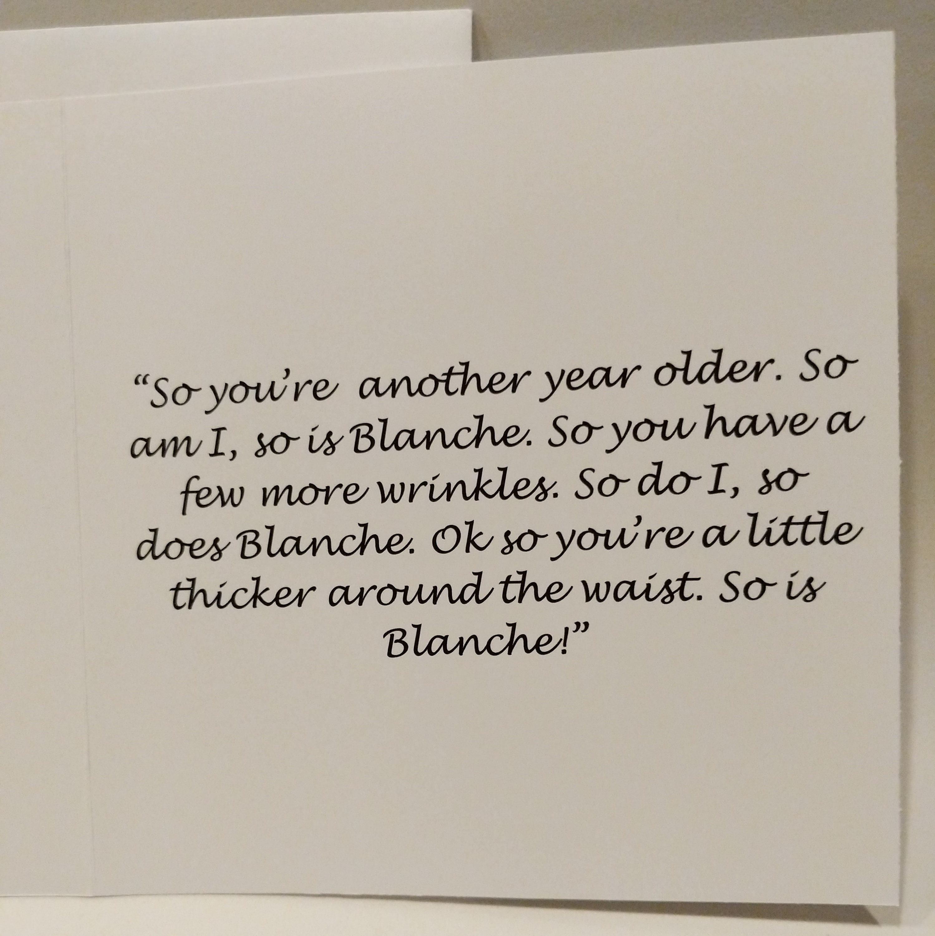 Set of 4 Golden Girls Birthday Cards With Messages | Etsy