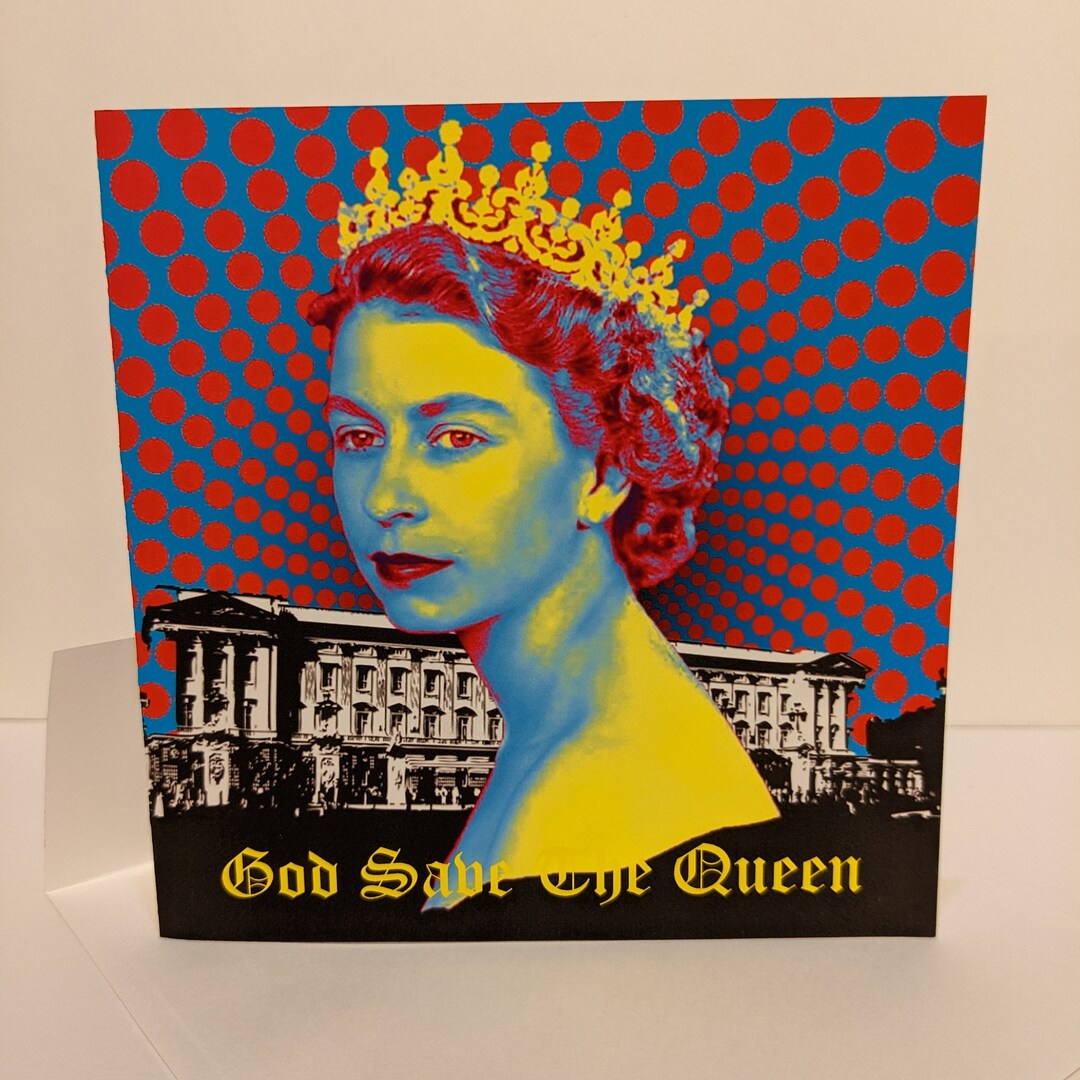 God Save the Queen Greeting Card - Etsy